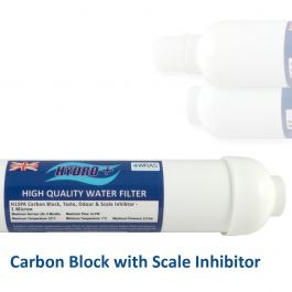 Hydro+ | Carbon Block Inline Water Filters with Scale Inhibitor